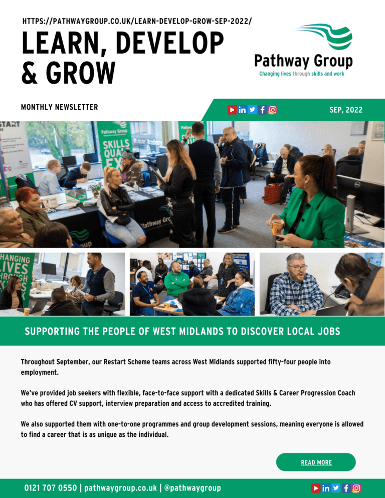 Learn Develop & Grow - Sep 2022 - Pathway Group